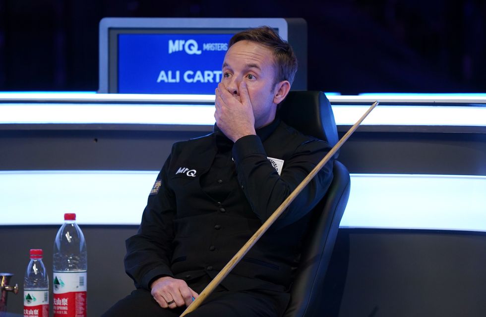 Ali Carter blasts Alexandra Palace 'morons' after losing to Ronnie O ...