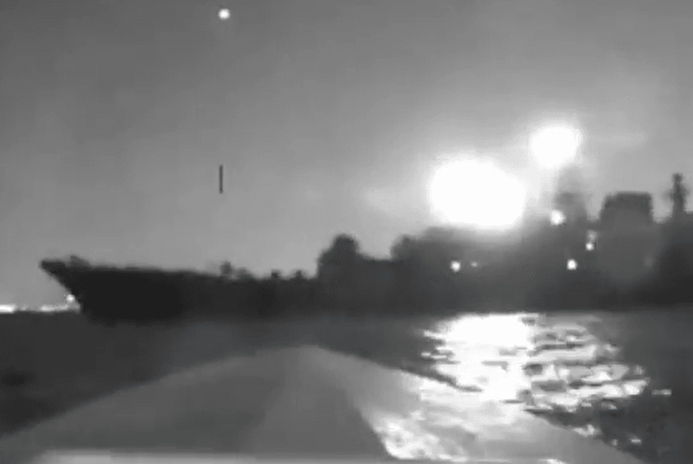 Russia news: Warship 'sinking' after kamikaze Ukrainian drone strike ...