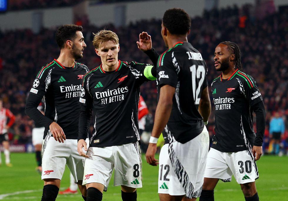 Arsenal make Champions League history with pulverising 7-1 victory over PSV