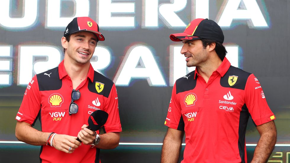 Charles Leclerc breaks silence after Lewis Hamilton news as star hails 'special' Carlos Sainz ...