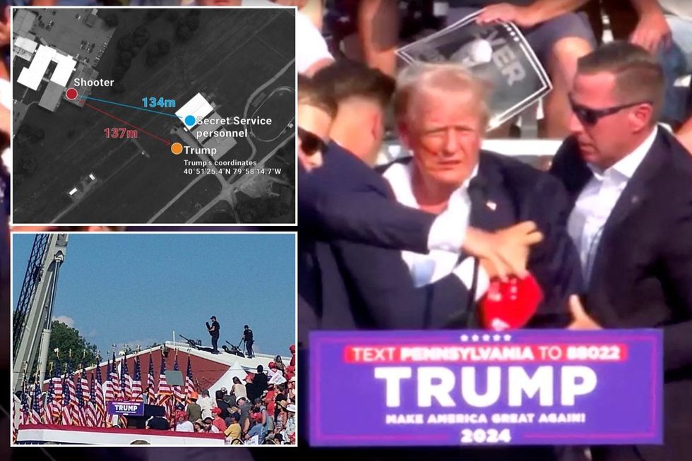 Donald Trump assassination attempt: The exact location where a gunman ... Donald Trump assassination attempt: The exact location where a gunman ...