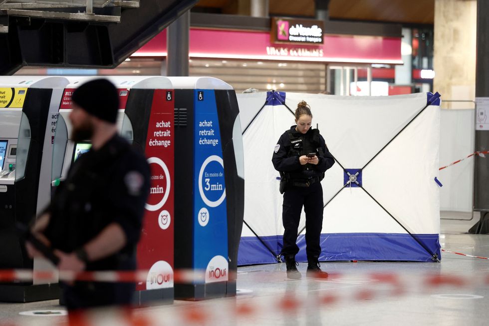 Eurostar stabbing: Knifeman goes on rampage at Gare du Nord train station - attacker shot by police