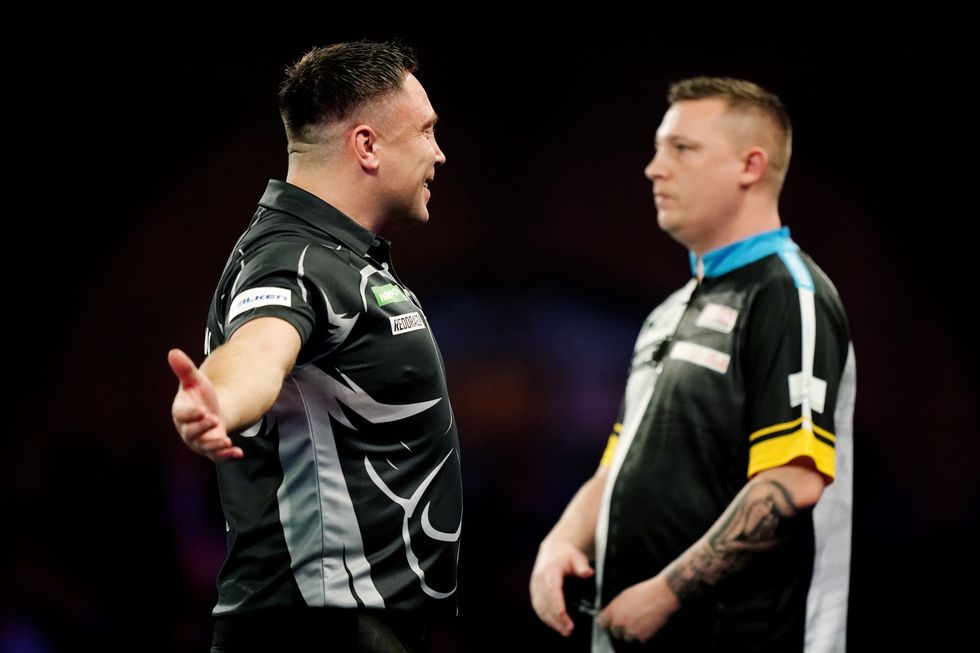 Gerwyn Price crashes out of World Darts Championship moments after ...
