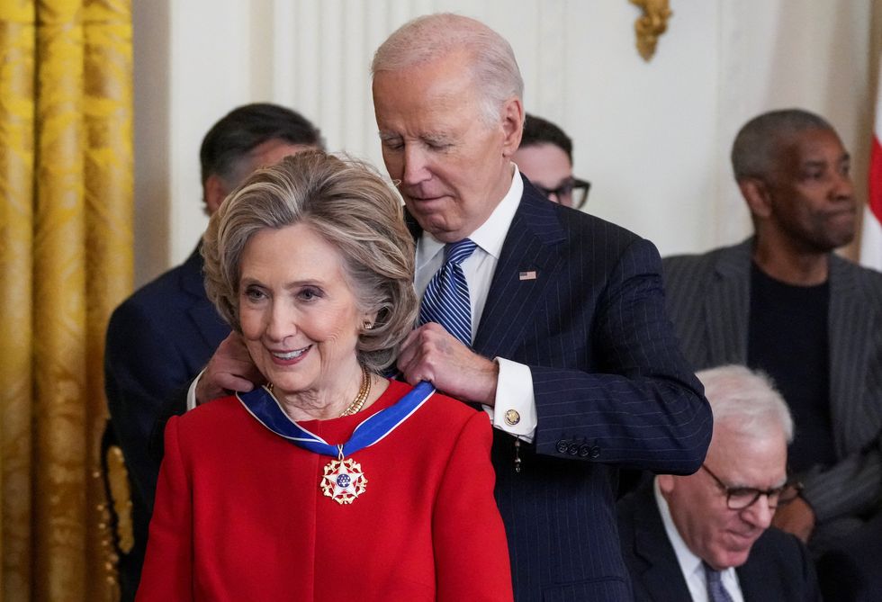 Hillary Clinton awarded Presidential Medal of Freedom by Joe Biden for ... Hillary Clinton awarded Presidential Medal of Freedom by Joe Biden for ...
