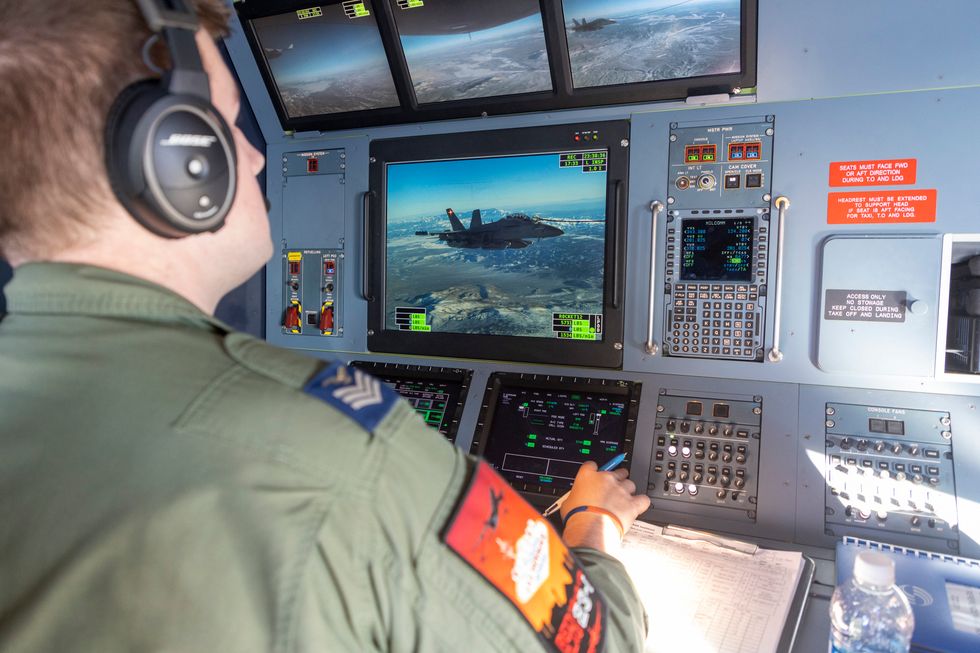 Britain's top gun pilots hone their skills in huge military exercise