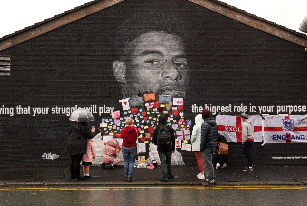Marcus Rashford says ‘I’ll be back stronger’ as mural defaced after ...