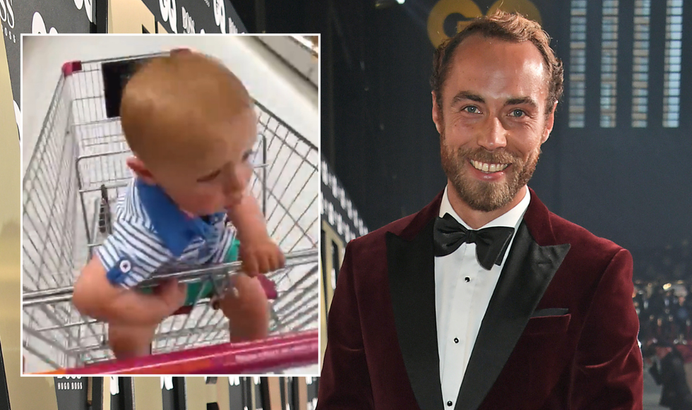 James Middleton shares new video of trip out with his baby boy