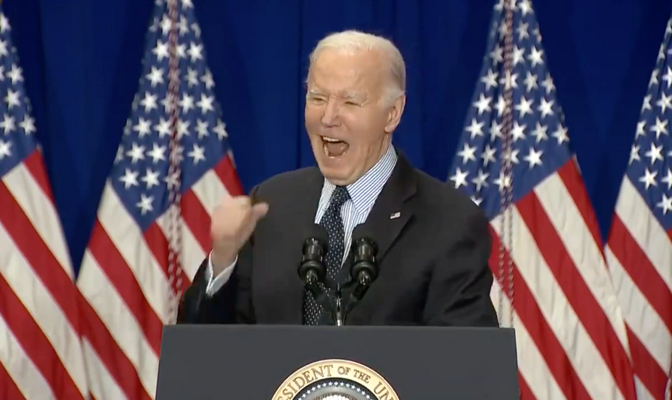 Joe Biden Gets Flustered As He Shuts Down Heckler In Fiery Rant Shush