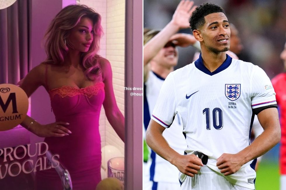 Jude Bellingham's stunning girlfriend breaks silence after England star's heroics in Serbia Euro ...