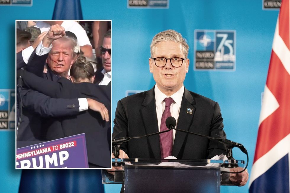 Keir Starmer issues statement following attack on Donald Trump