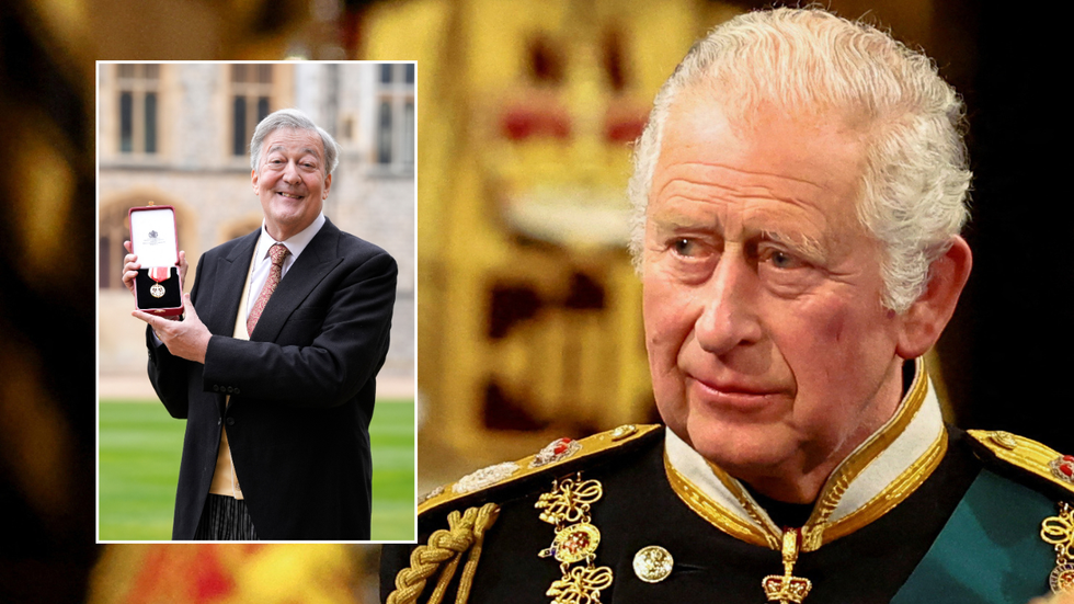 King Charles bestows knighthood on Stephen Fry in prestigious Windsor Castle ceremony