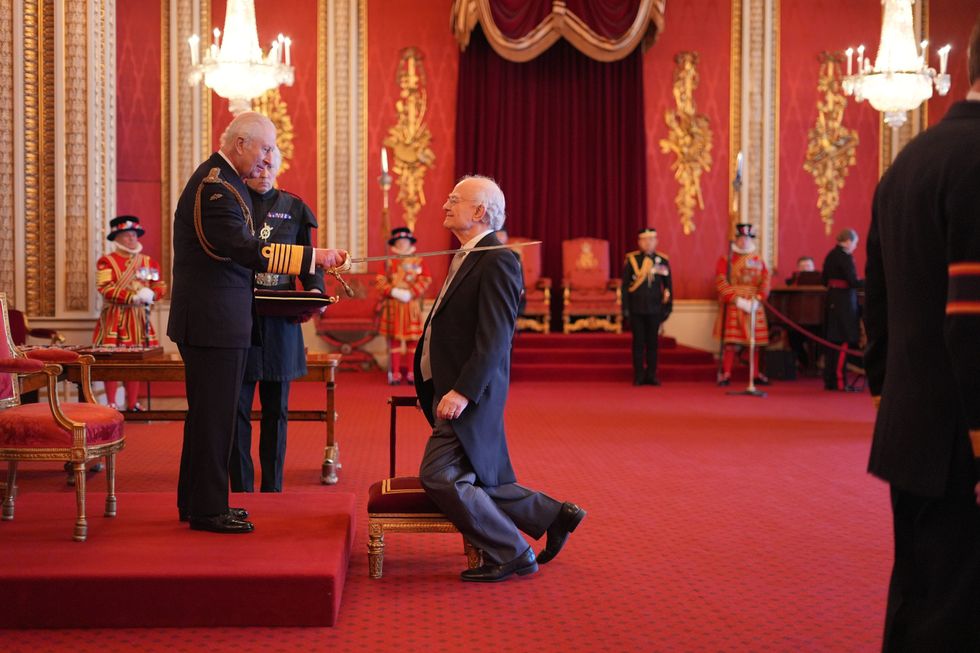 King Charles awards MBE to Strictly's Amy Dowden at Buckingham Palace