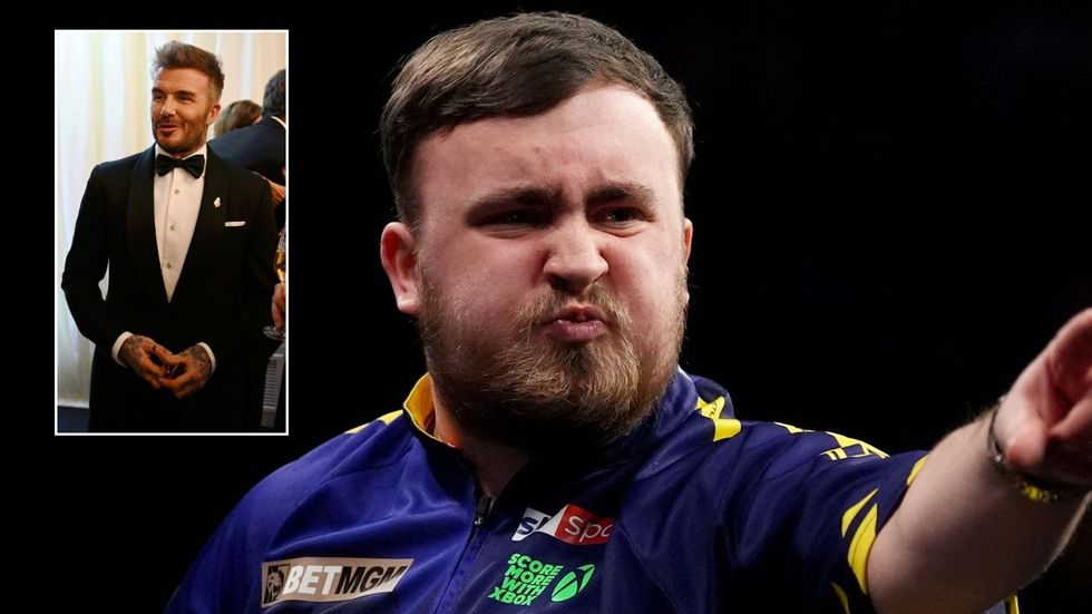 Luke Littler considering copying David Beckham insurance decision ahead ...