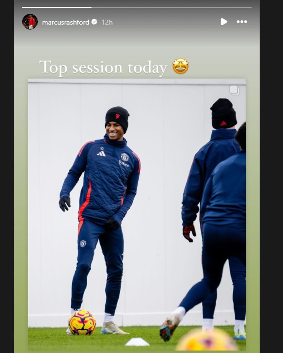 Marcus Rashford gives Ruben Amorim seal of approval after new Man Utd boss took first training ...