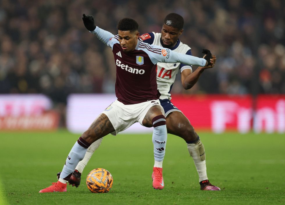 Aston Villa fans make minds up on Marcus Rashford after debut in Tottenham FA Cup win