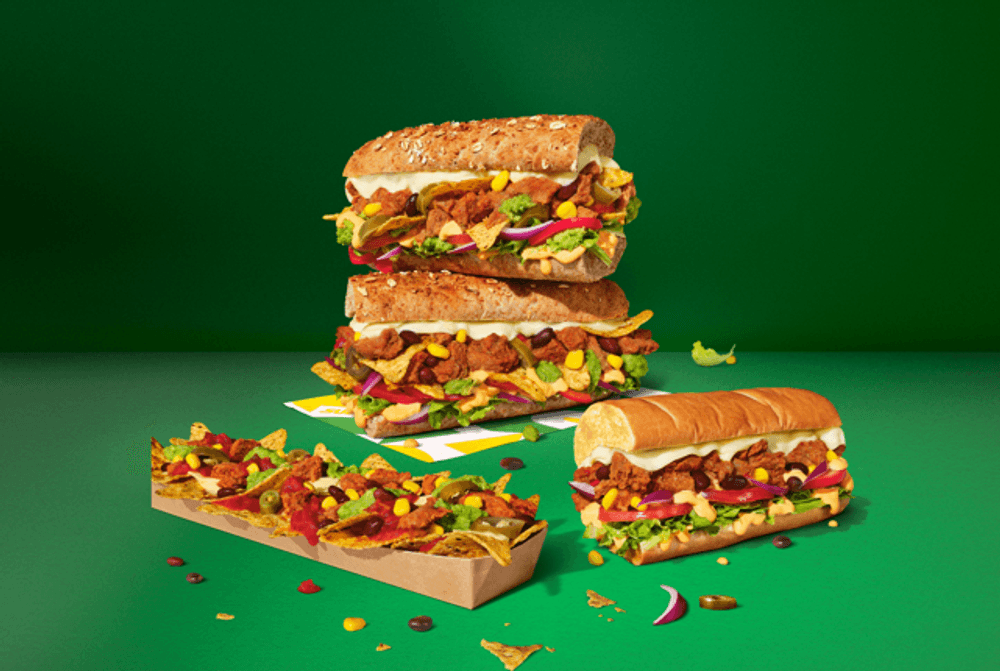 Subway Sandwich Innpakket