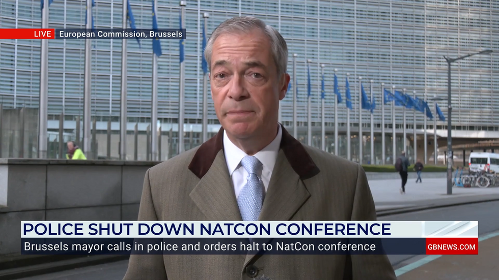 ‘massive Own Goal For Eu Nigel Farage Declares Victory As Natcon Conference To Resume After