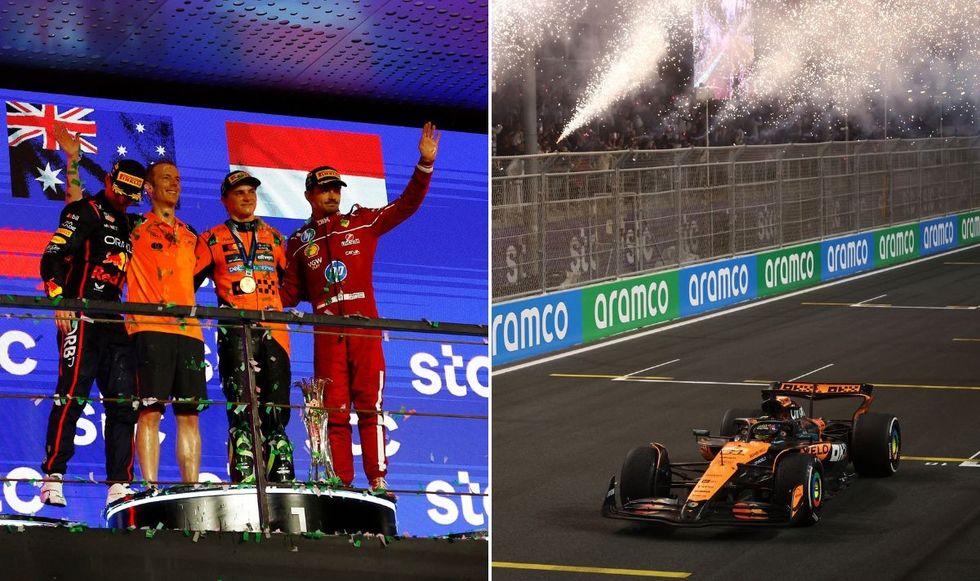 Oscar Piastri takes title lead after beating Max Verstappen to Saudi Arabian Grand Prix victory