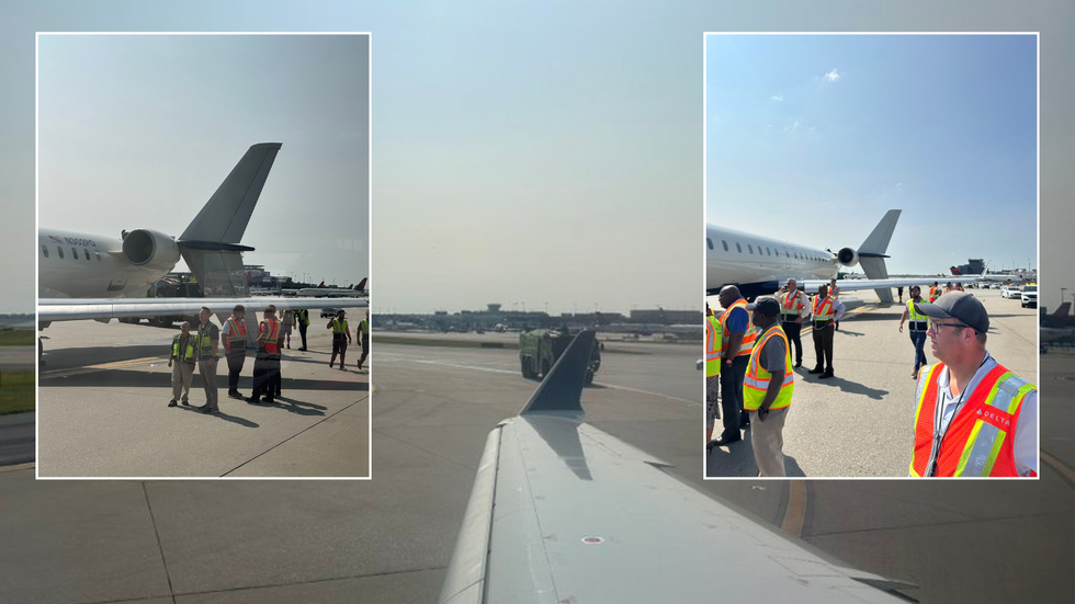 Atlanta International Airport: Two planes COLLIDE on runway as 'tail ...