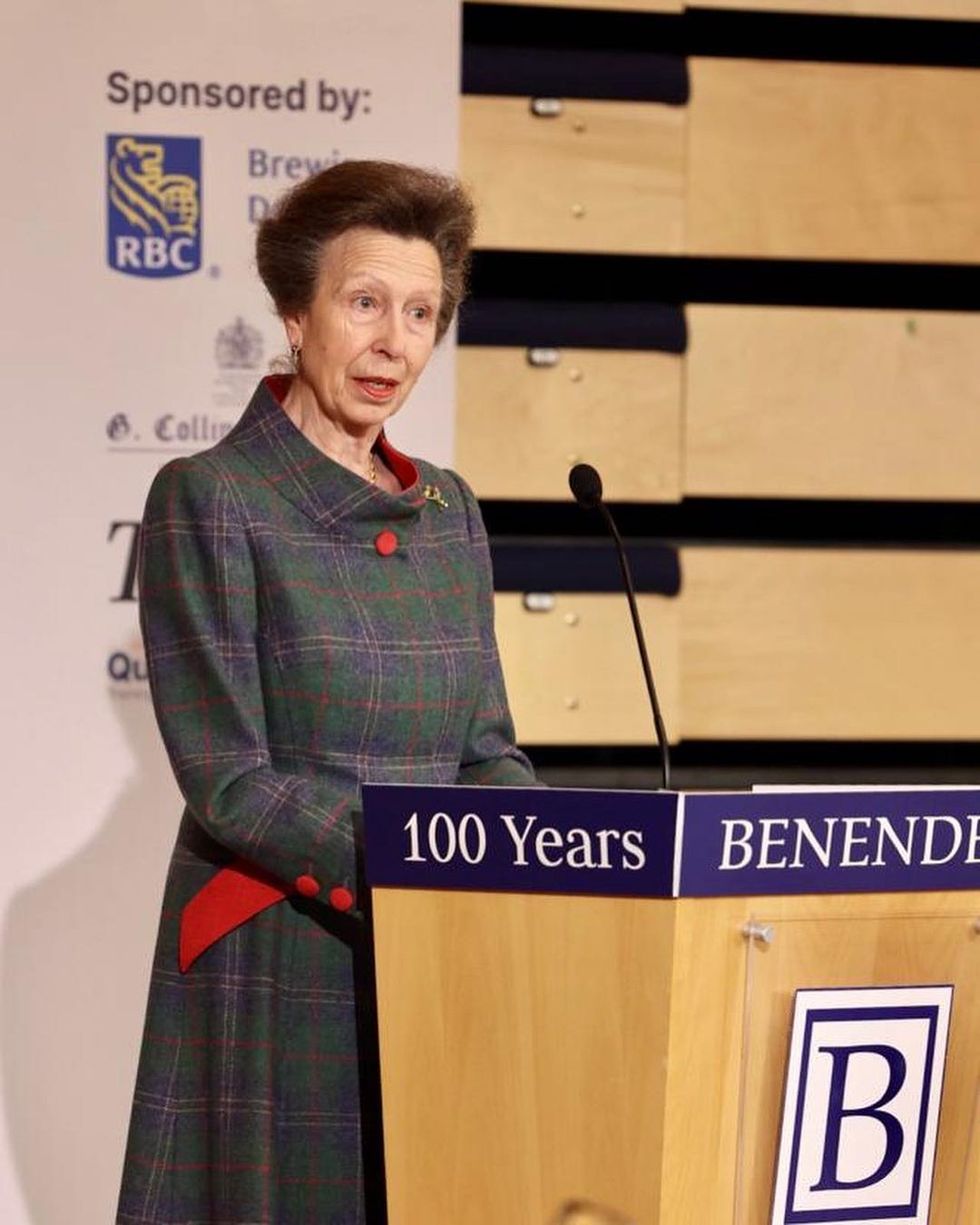 Princess Anne makes 'inspiring' speech at school she attended in 1960s