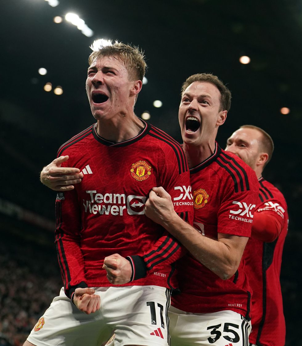 Rasmus Hojlund receives message from Sean Mills after heroics for ...