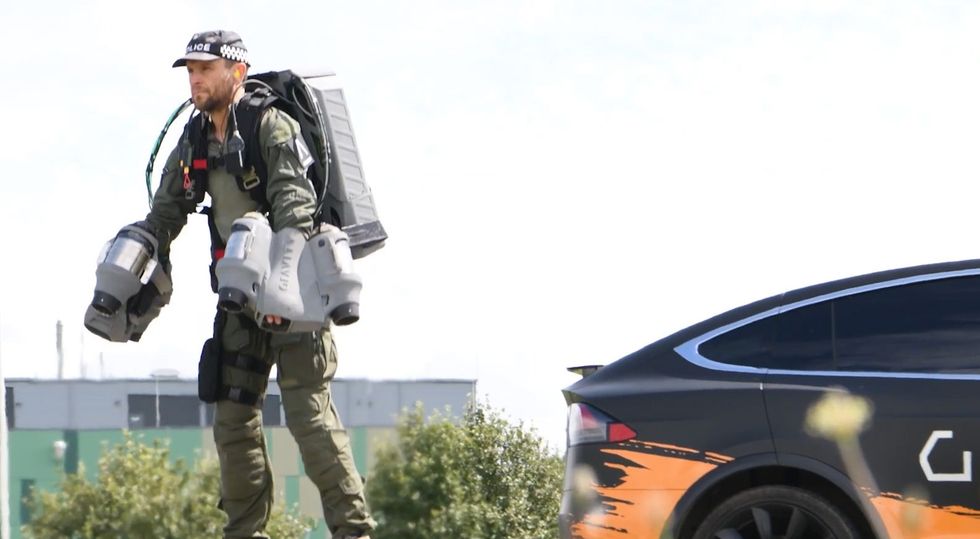 Are flying police officers the future?