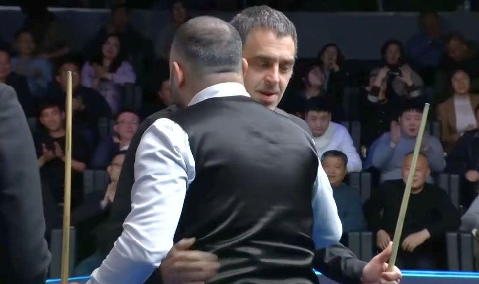 Ronnie O'Sullivan shows class with Hossein Vafaei comment after losing ... Ronnie O'Sullivan shows class with Hossein Vafaei comment after losing ...