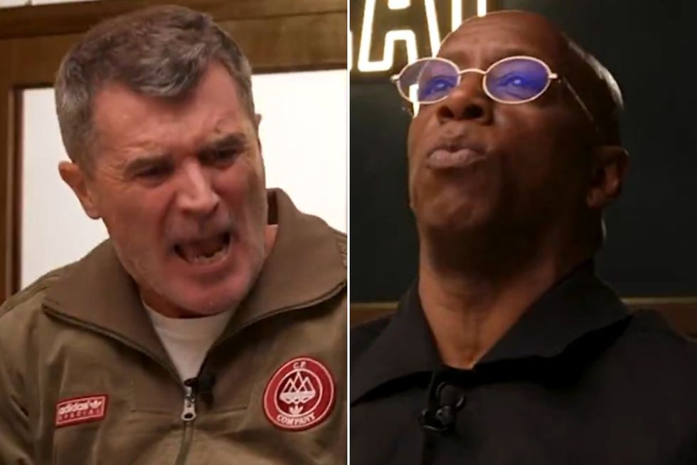 Roy Keane erupts in furious row with Ian Wright over football star ...