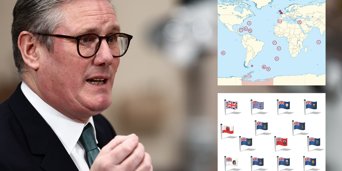 Where next?! Map reveals vital British territories Starmer could ... Where next?! Map reveals vital British territories Starmer could ...