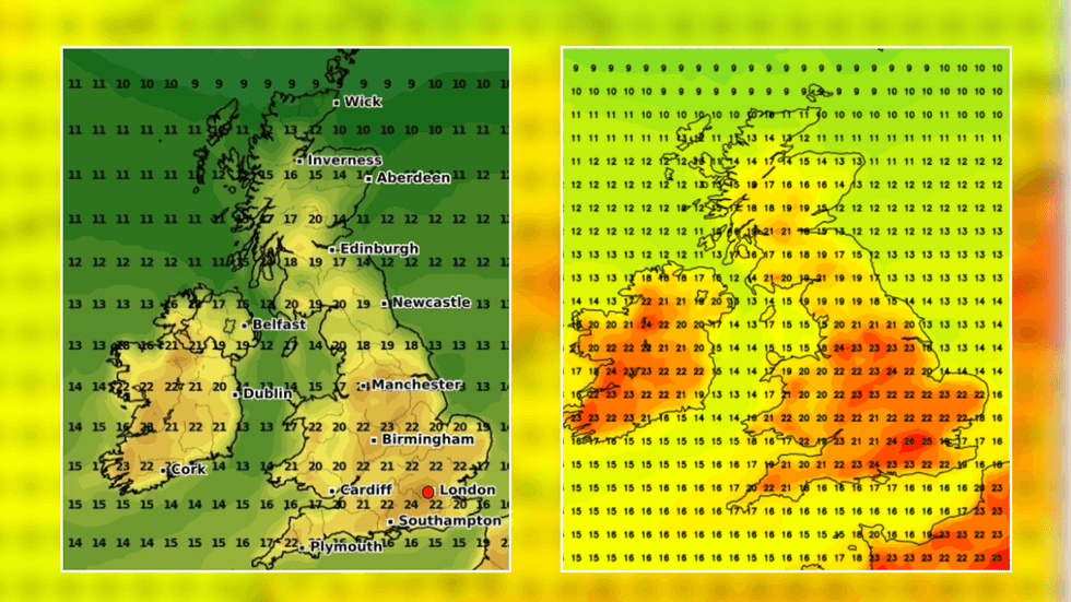 UK weather forecast: Two weeks of hot, summer temperatures set to ...