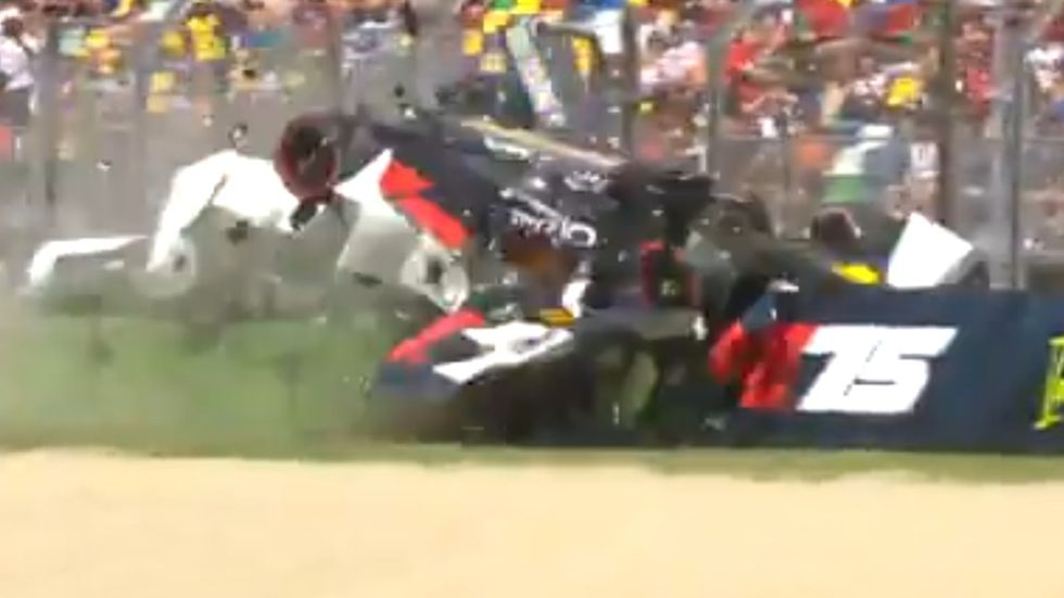 Yuki Tsunoda involved in terrifying crash in qualifying for Emilia ...