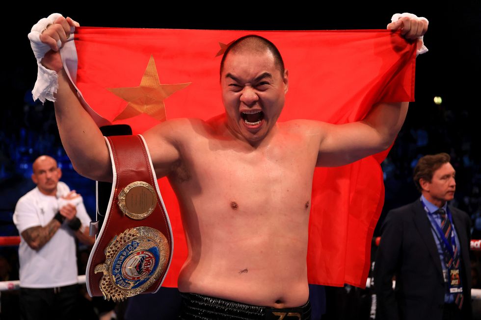 Chinese boxer calls out Anthony Joshua in attempt to block Eddie Hearn ...